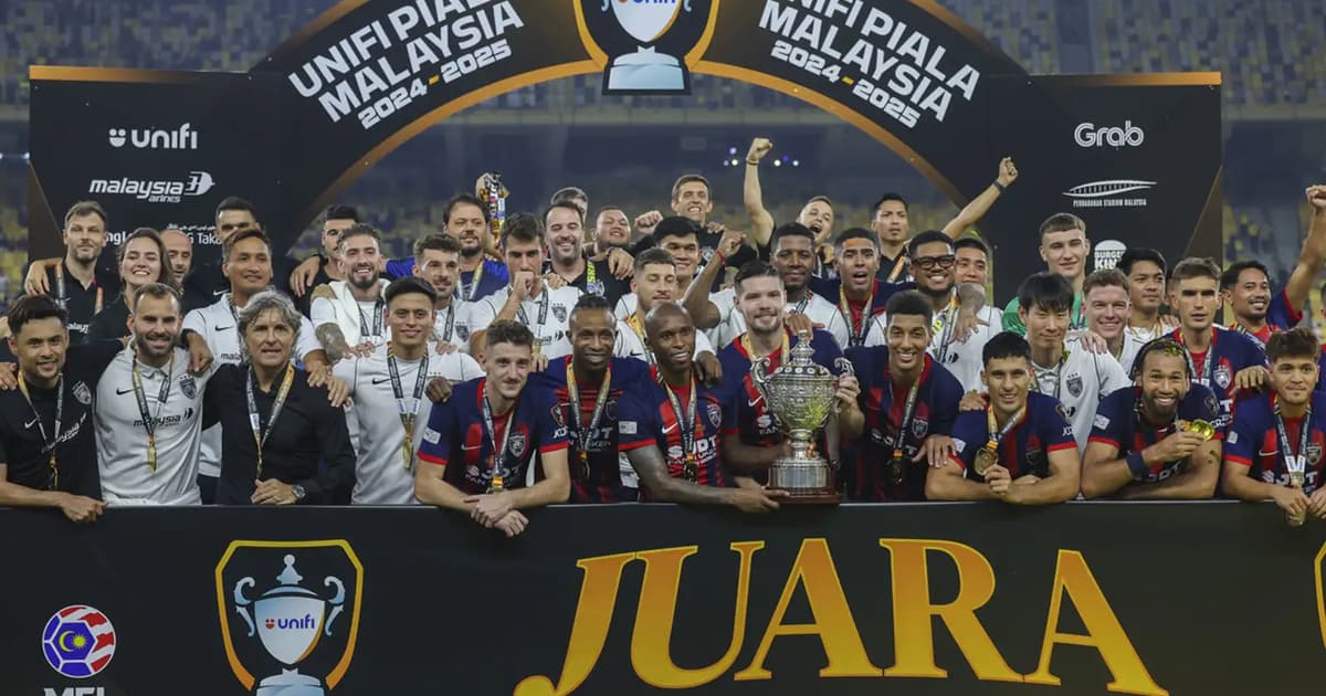 Well done, king tells JDT, loyal fans and TMJ after Malaysia Cup ...