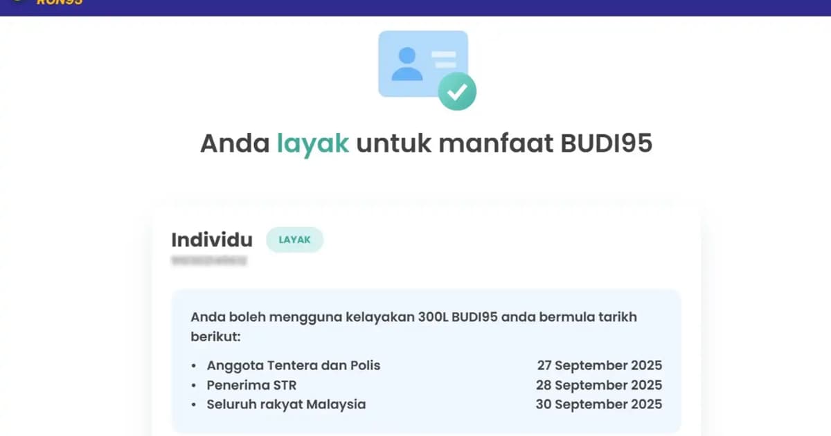 Malaysians urged to check eligibility online for subsidised RON95 | FMT