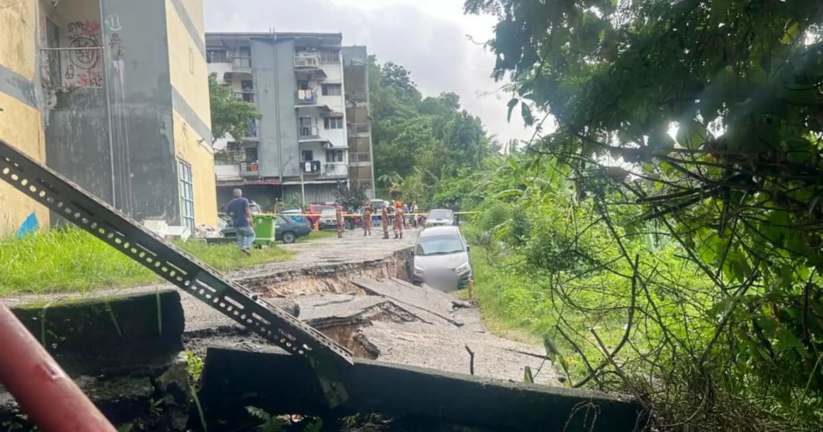 Cerun 10m runtuh di Jalan Klang Lama | FMT