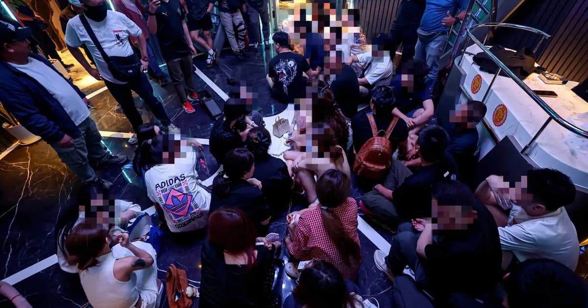 152 foreigners nabbed at entertainment centre catering to ‘VVIP ...