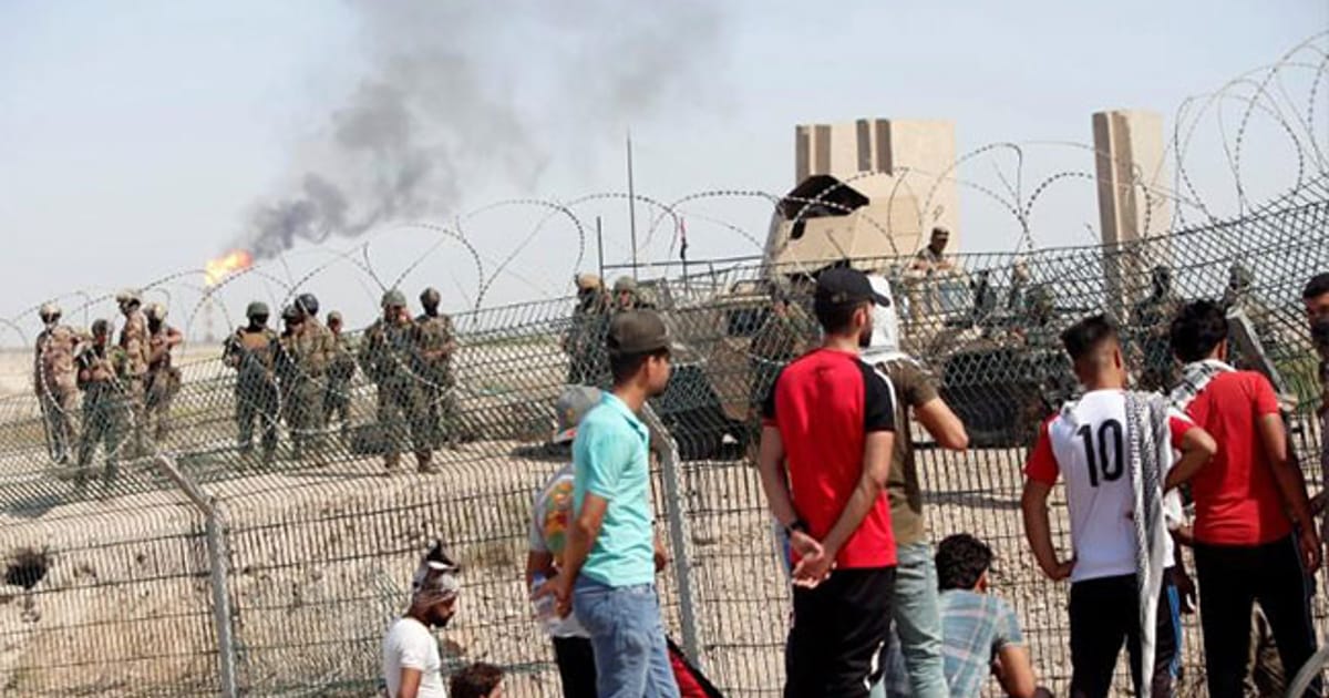 Iraq police fire in air as protesters try to storm Basra government ...