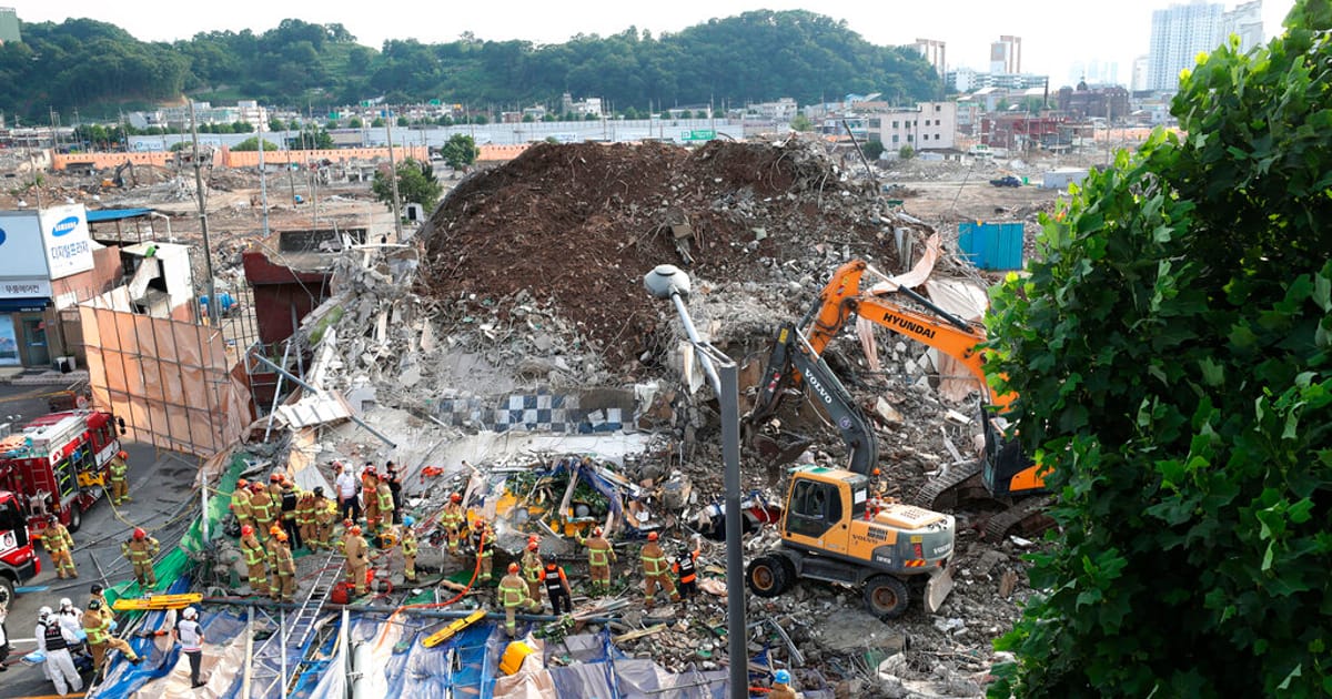 Building collapses during demolition, killing 9 in S. Korea | FMT