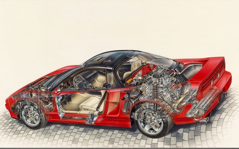 honda nsx engine type